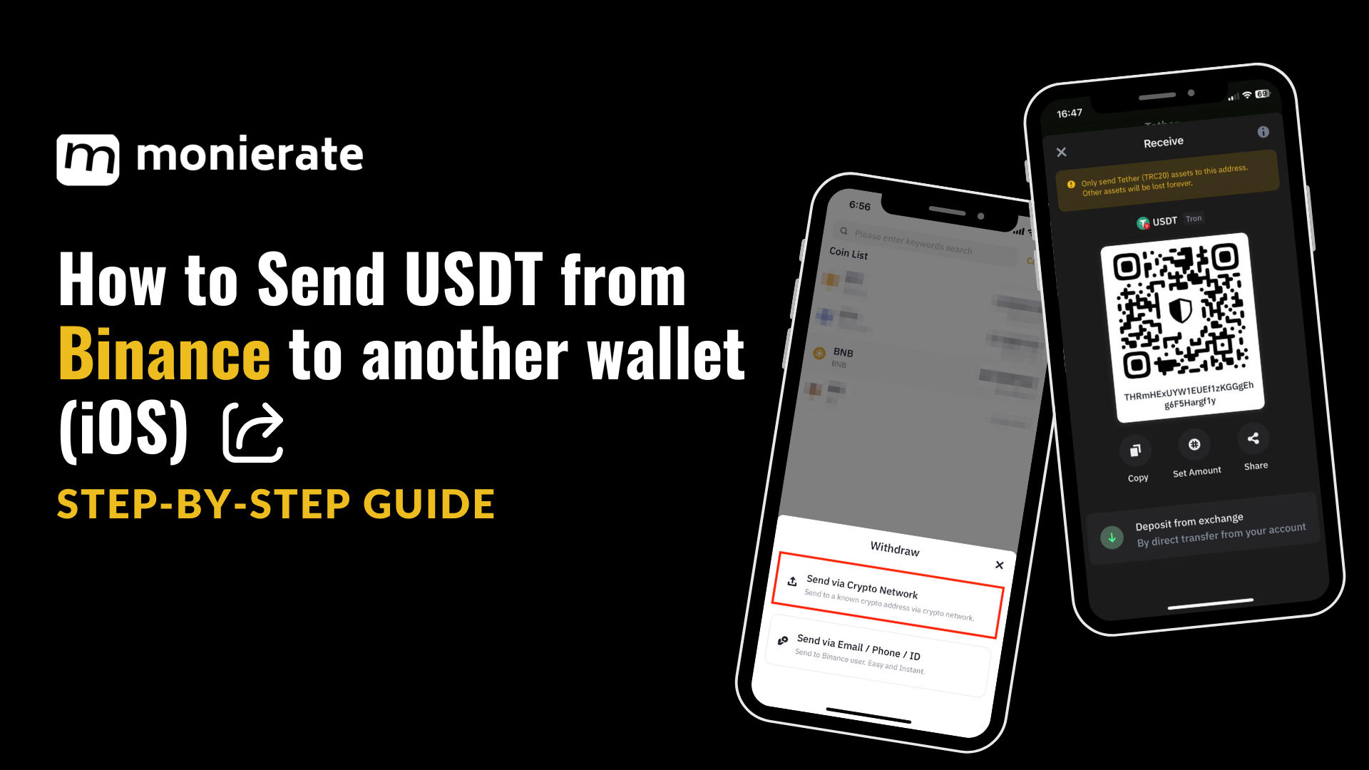 How to Send USDT from Binance to Another Wallet (iOS Step by Step Guide) — Monierate